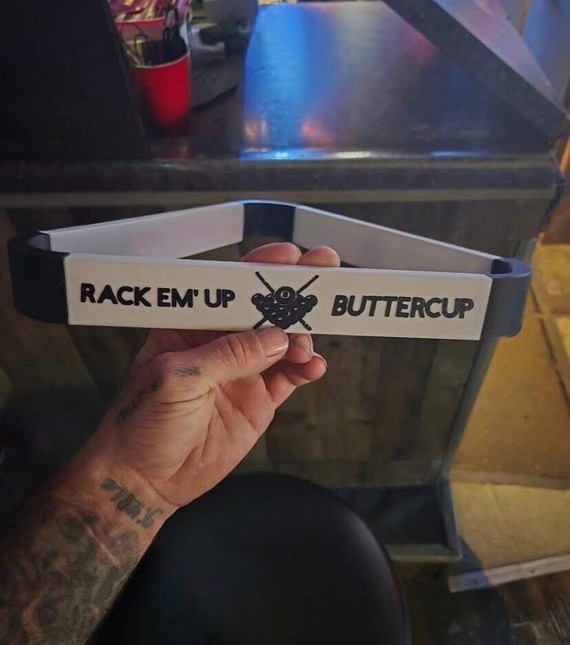 8-Ball Rack - Rack Em Up Buttercup